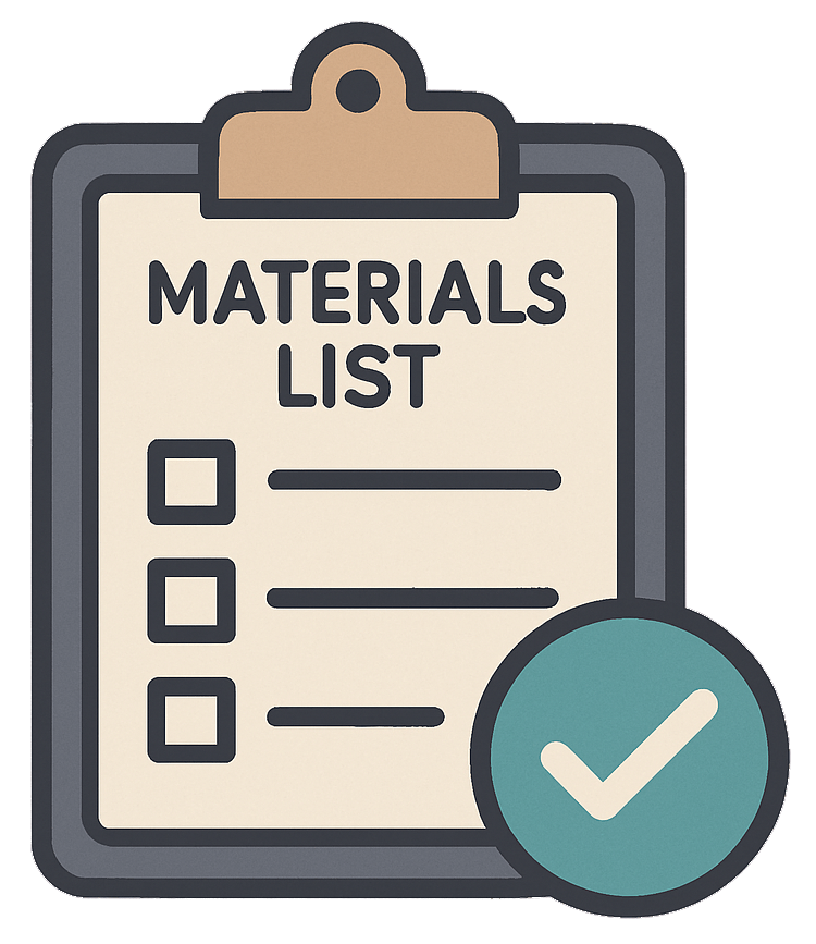 Materials List – House Plan Zone